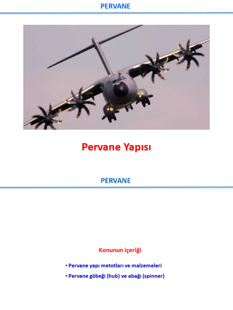 Pervane - 2 - Pervane Yapisi | PDF