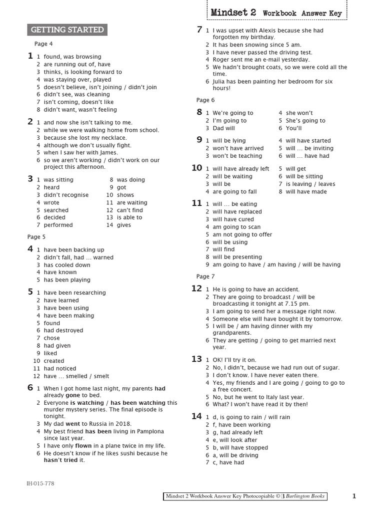 Getting Started Wb Key | PDF