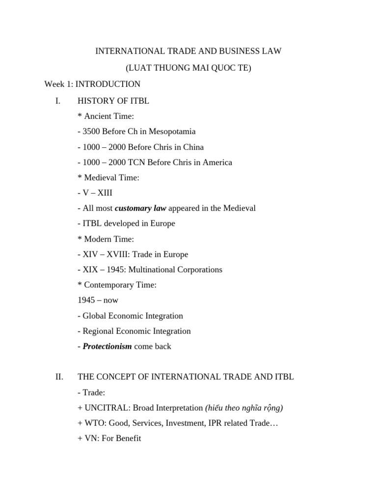 International Trade and Business Law | PDF | Letter Of Credit | Trade