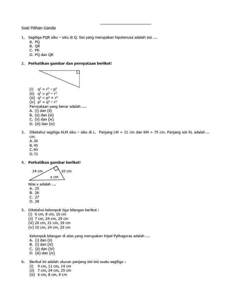 SOAL PTS 2 MAT8 - BAGI - Docx-1 | PDF
