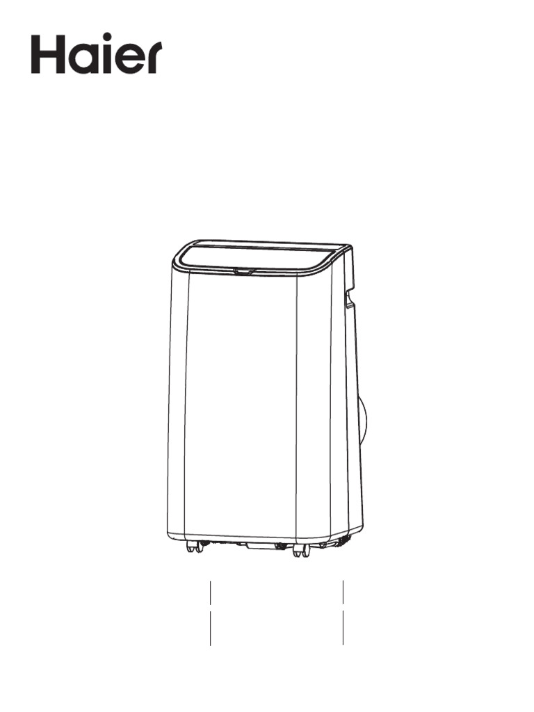 Haier Portable AC User Manual | PDF | Air Conditioning | Window
