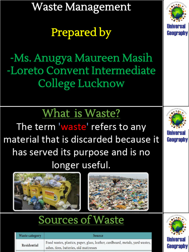 WASTE MANAGEMENT | PDF | Landfill | Waste