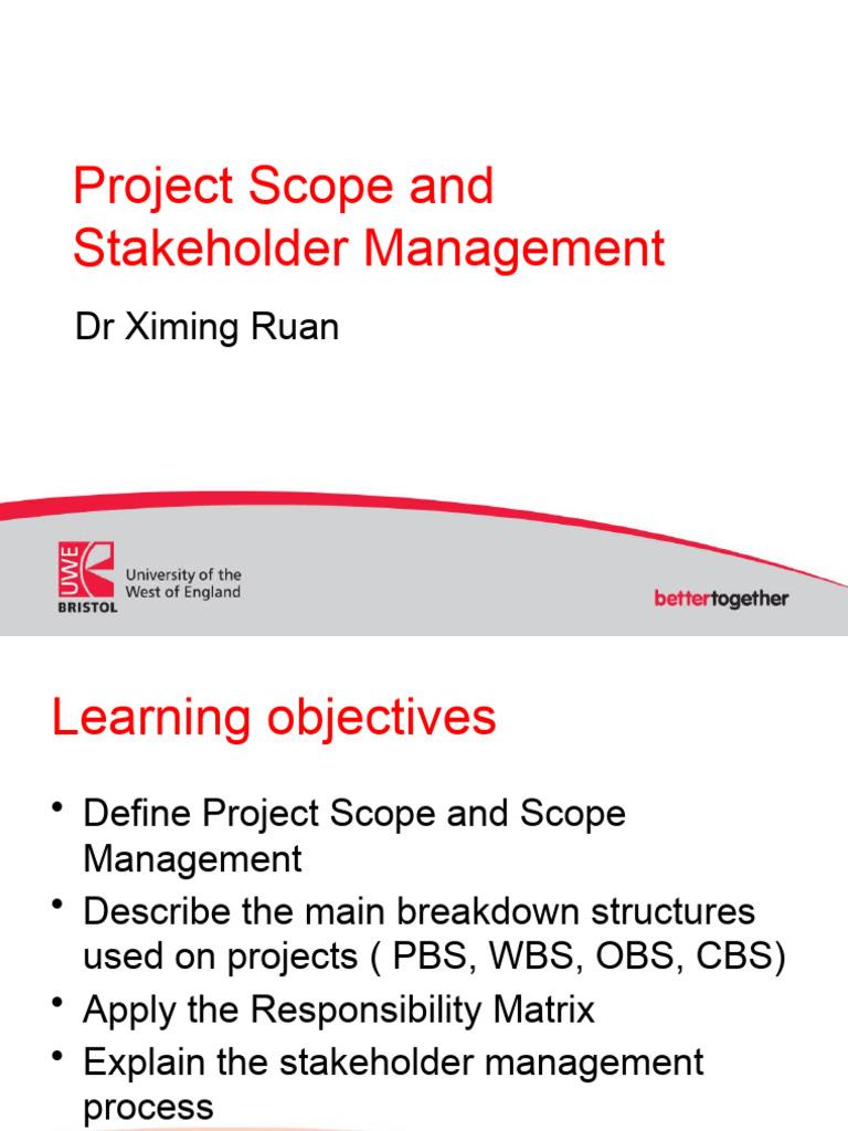 3 Project Scope Management - Tagged | PDF