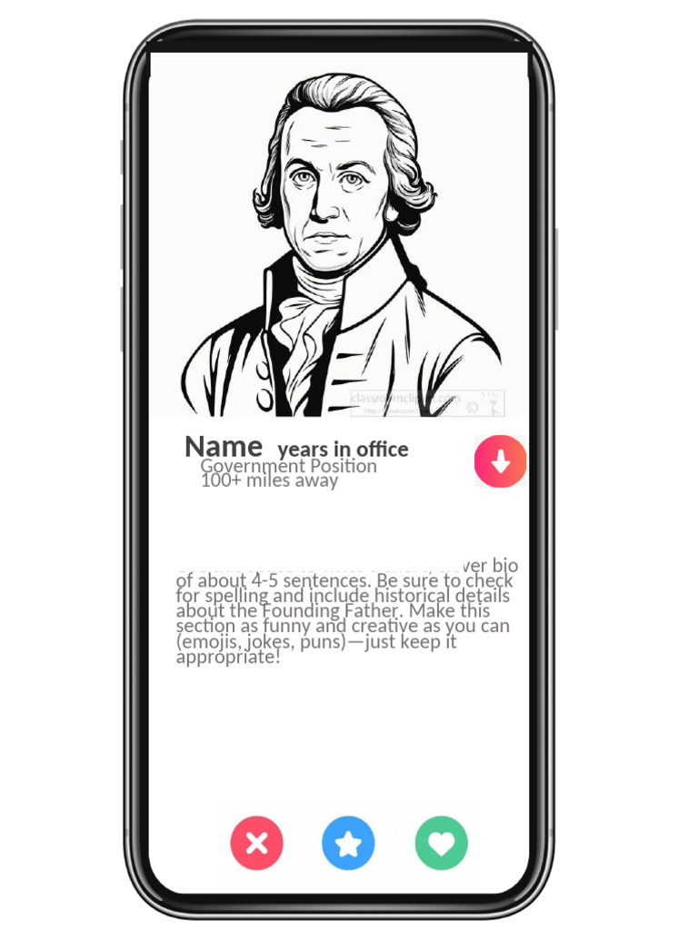 Founding Fathers Profile - Template | PDF