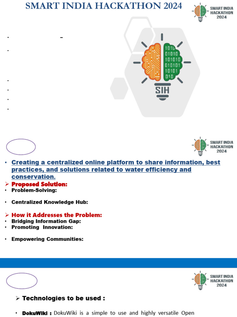 PPT of sih hackathon | PDF | Sustainability | Wiki