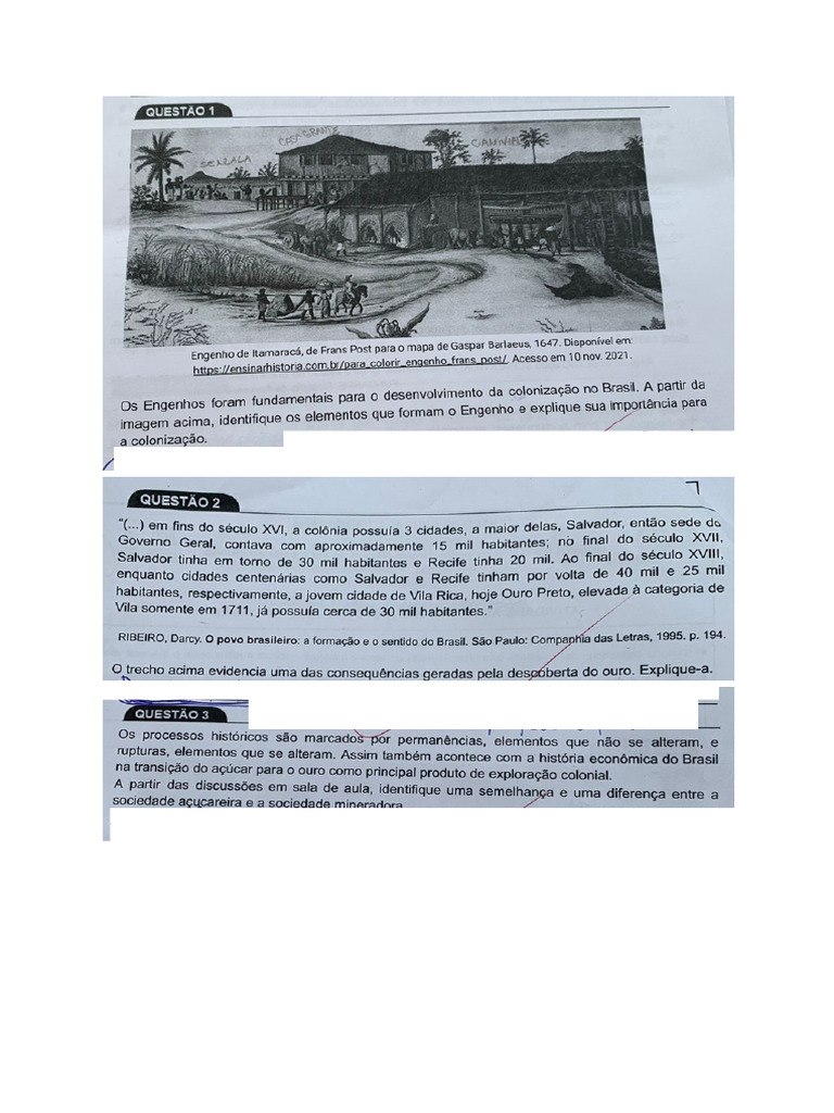 História AC3 3T 7ano 2024 | PDF