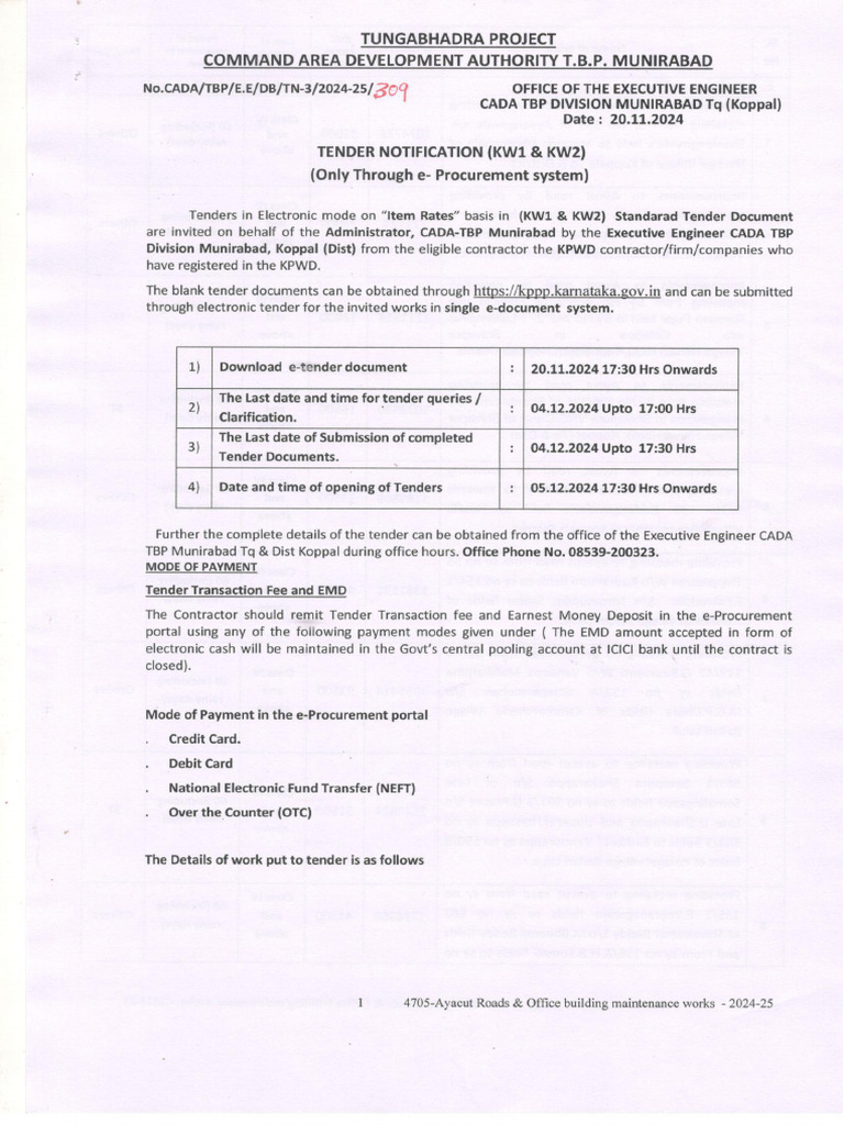 9282ece2 Ae29 4bf5 Ab49 c921ceda93f3 Tender Notification TN3 20-11-2024 | PDF