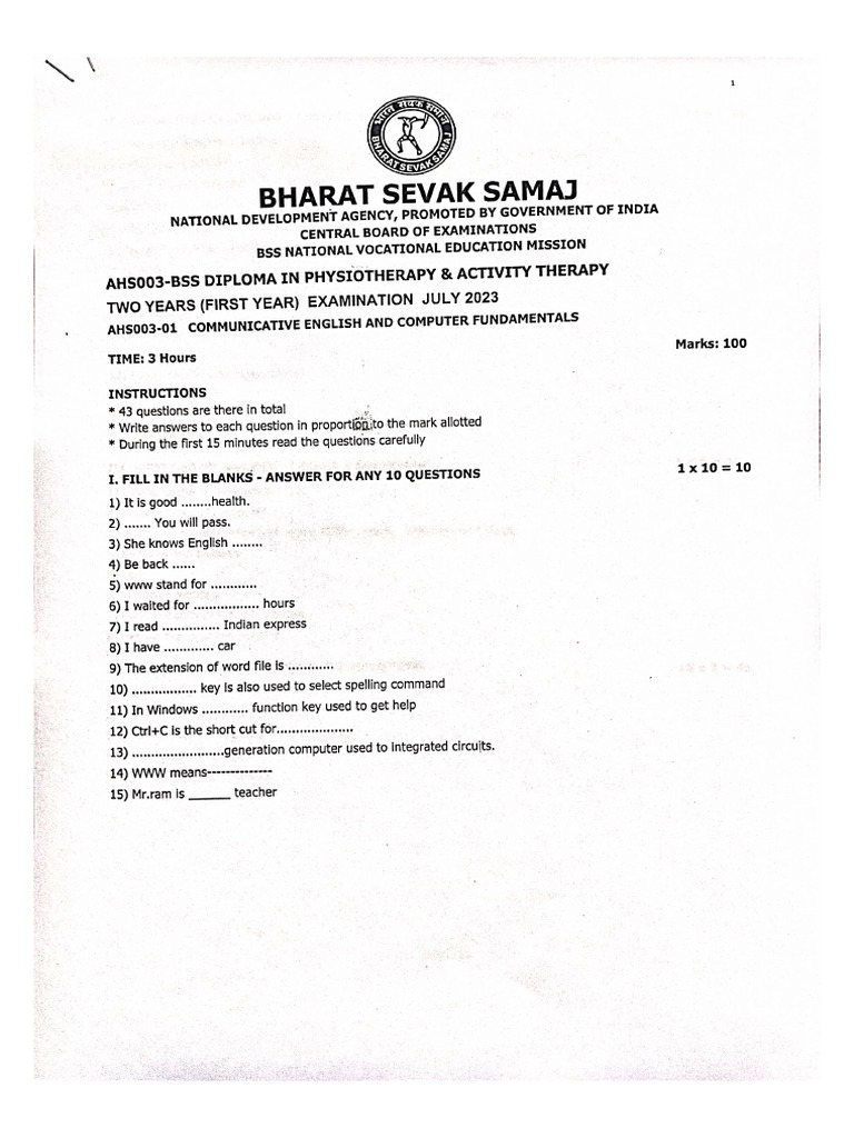 Bharat Sevak Samaj | PDF