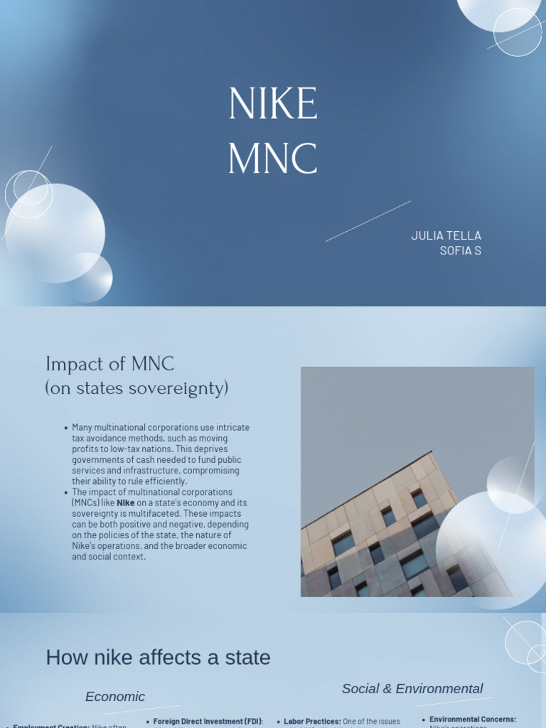 MNC nike | PDF | Multinational Corporation | Corporate Social ...