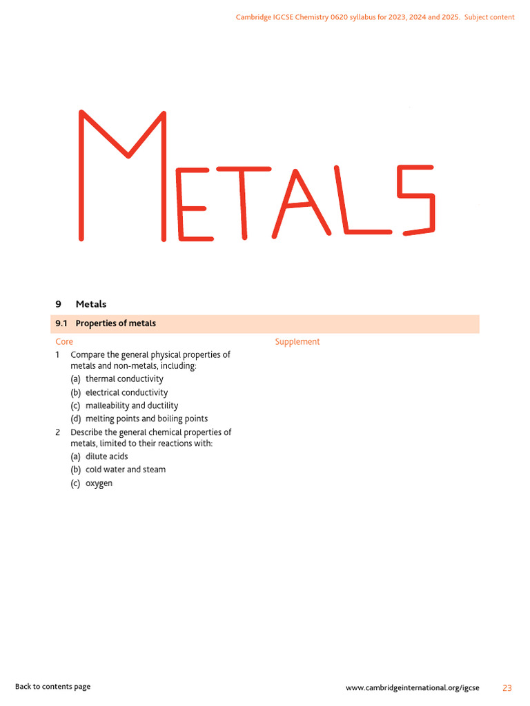 Metals 2 | PDF | Alloy | Iron