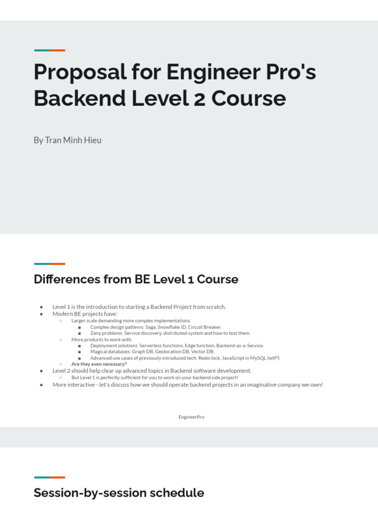 Engineer Pros Backend Level 2 Course | PDF | Cache (Computing) | Databases