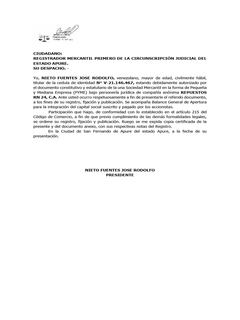 ACTA Corregida | PDF | Contabilidad | Compartir (Finanzas)