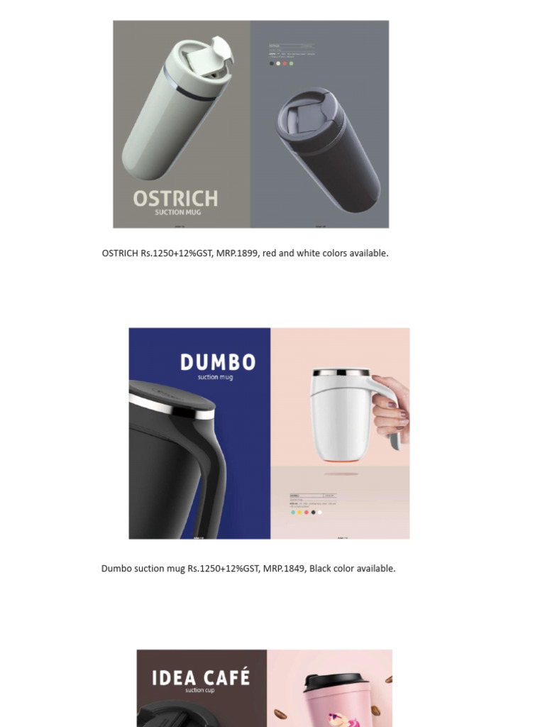 Suctions Mug and Duffle Bag | PDF