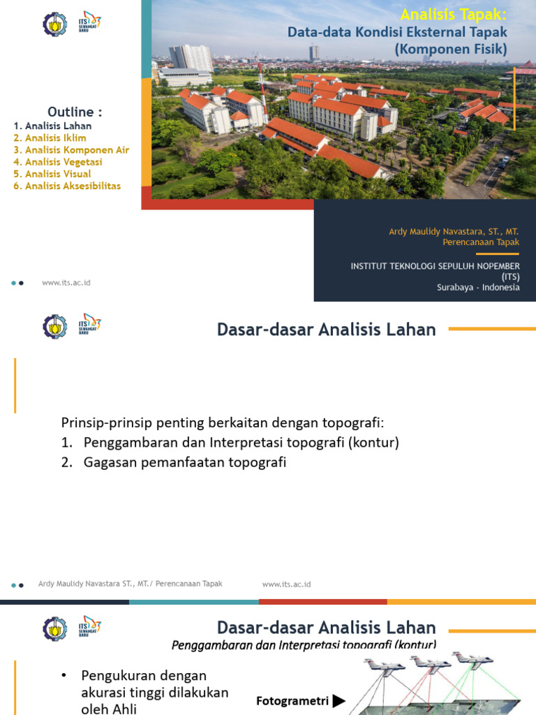 Analisis Data-Data Kondisi Eksternal (Komponen Fisik) | PDF