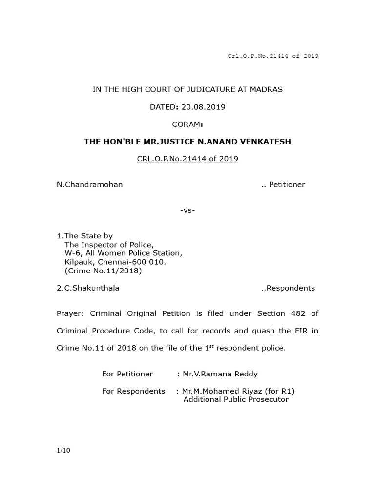 Court Quashes False POCSO Case | PDF | Complaint | Bail