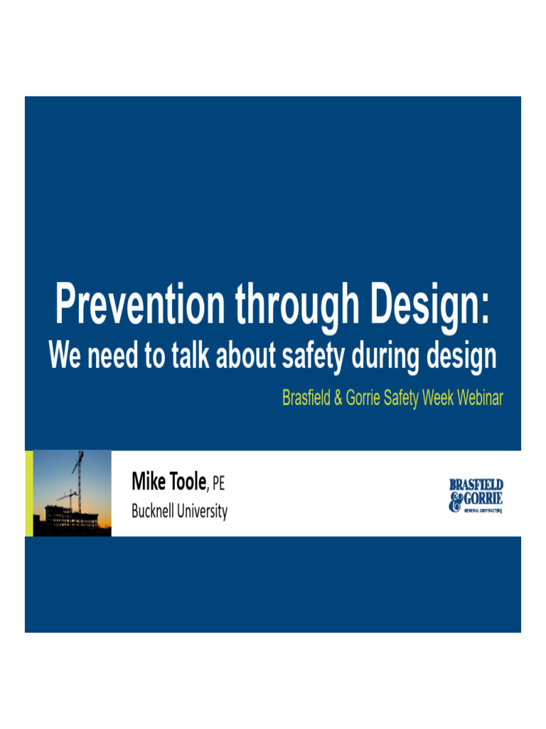 We Need To Talk About Safety During Design | PDF | Sustainability | Risk
