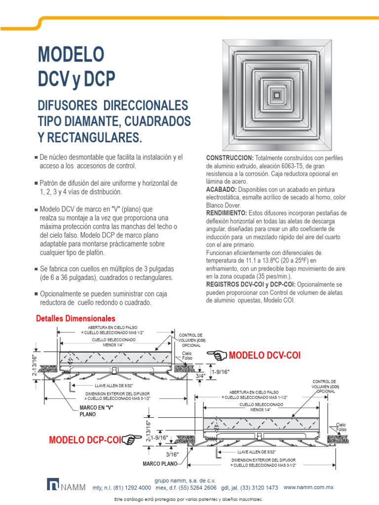 DCV-DCP 4 Vias | PDF | Aluminio | Ciencias fisicas