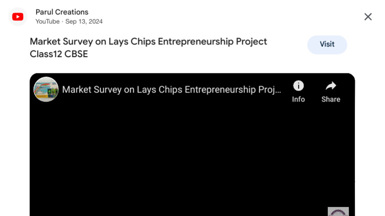 Market Survey Project Lays - Google Search | PDF