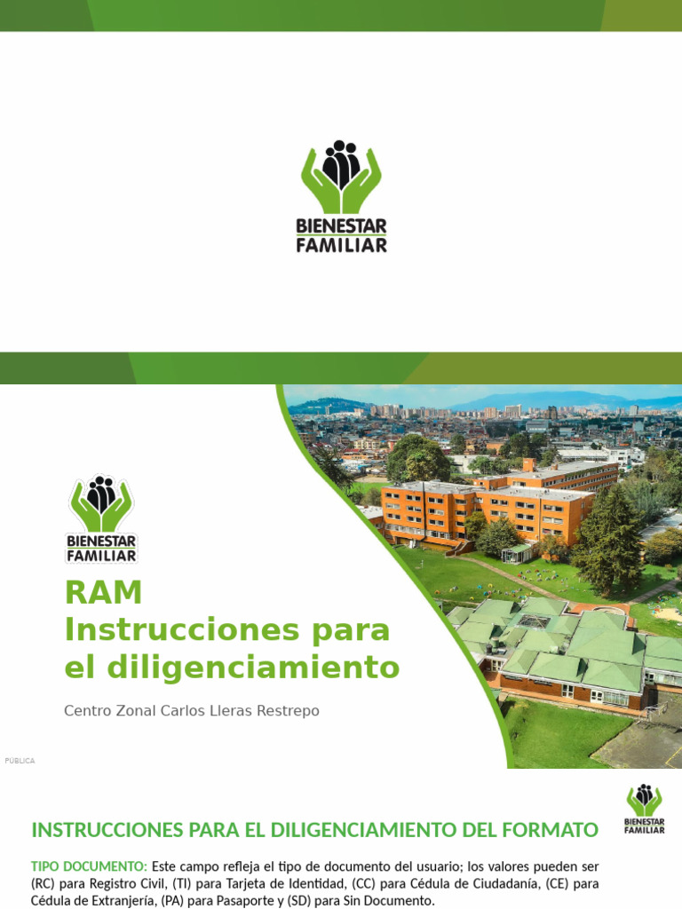 Icbf Plantilla PPT 2024 Capacitación Diligenciamiento Ram | PDF ...
