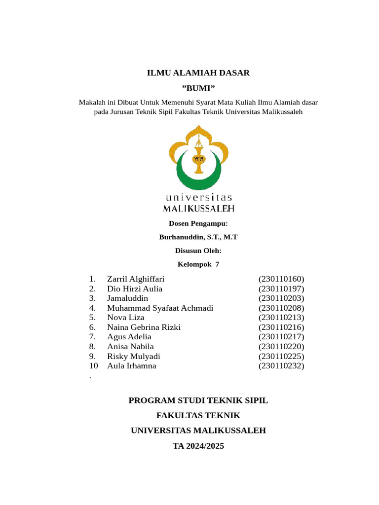 Ilmu Alamiah Dasar | PDF