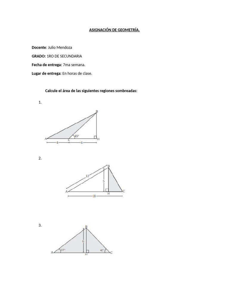 Geometría 1s | PDF