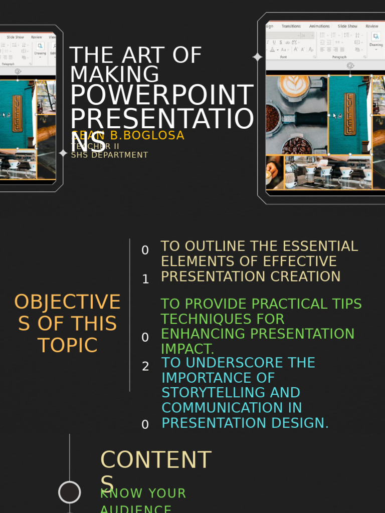 Report - The Art Making Powerpoint Presentations | PDF | Microsoft ...