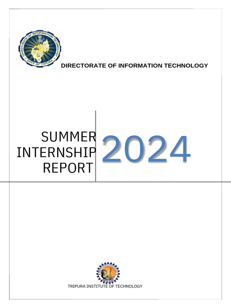 DIT Summer Internship Report PDF | PDF | Internet Protocol Suite ...