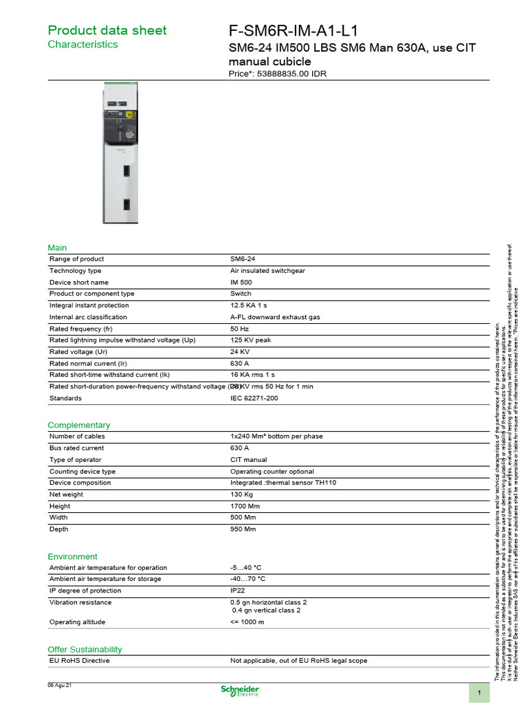 f Sm6r Im a1 l1 Datasheet Id in Id | PDF | Electrical Engineering | Electricity