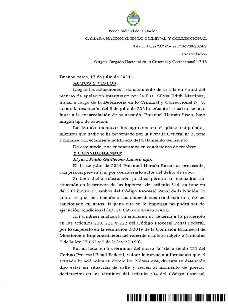 fallo (2) | PDF | Prisión | Castigos