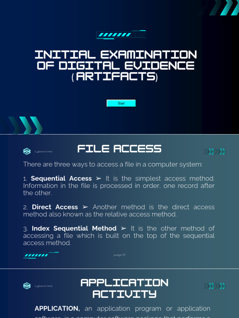 Initial Examination of Digital Evidence Artifacts | PDF | Usb ...