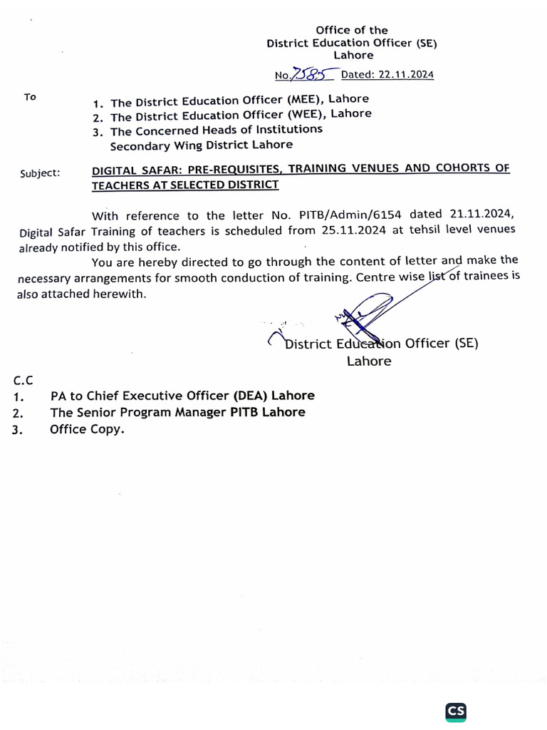 Digital Safar Training of Teachers | PDF