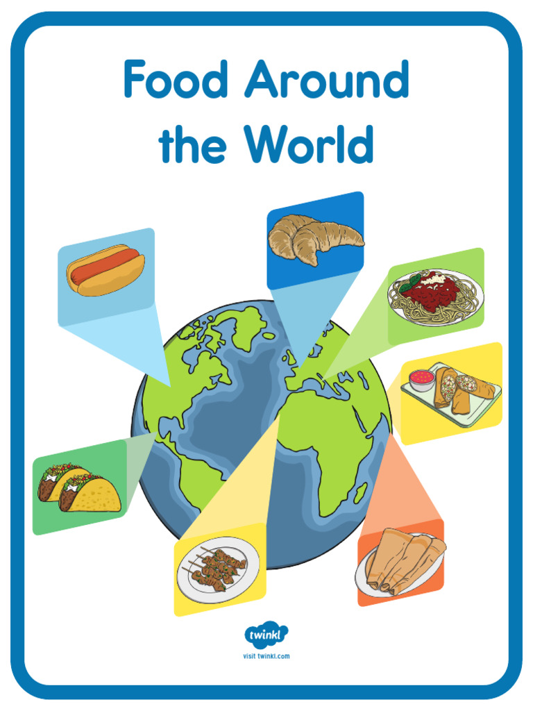Food Around The World Activity Booklet Us Ss 433 - Ver - 2 | PDF