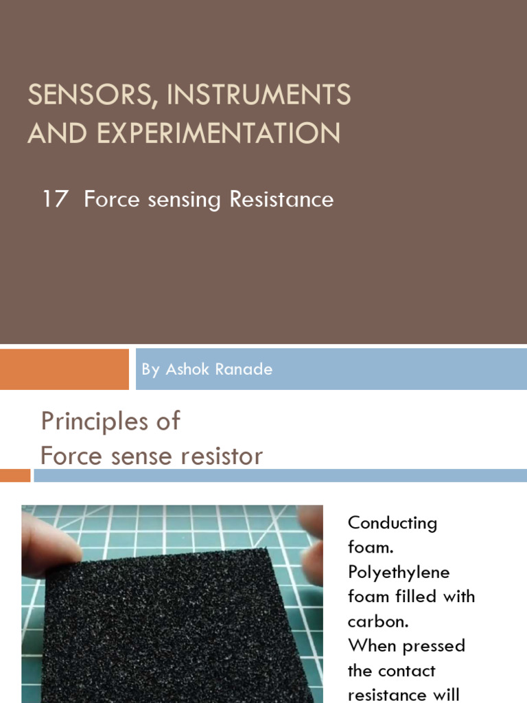 Force Sensor Calibration | PDF | Physical Quantities | Computer Engineering