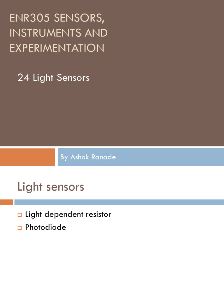 Lux meter using LDR | PDF