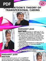 Major Concepts and The 10 Caritas of The Theory of Jean Watson | PDF ...