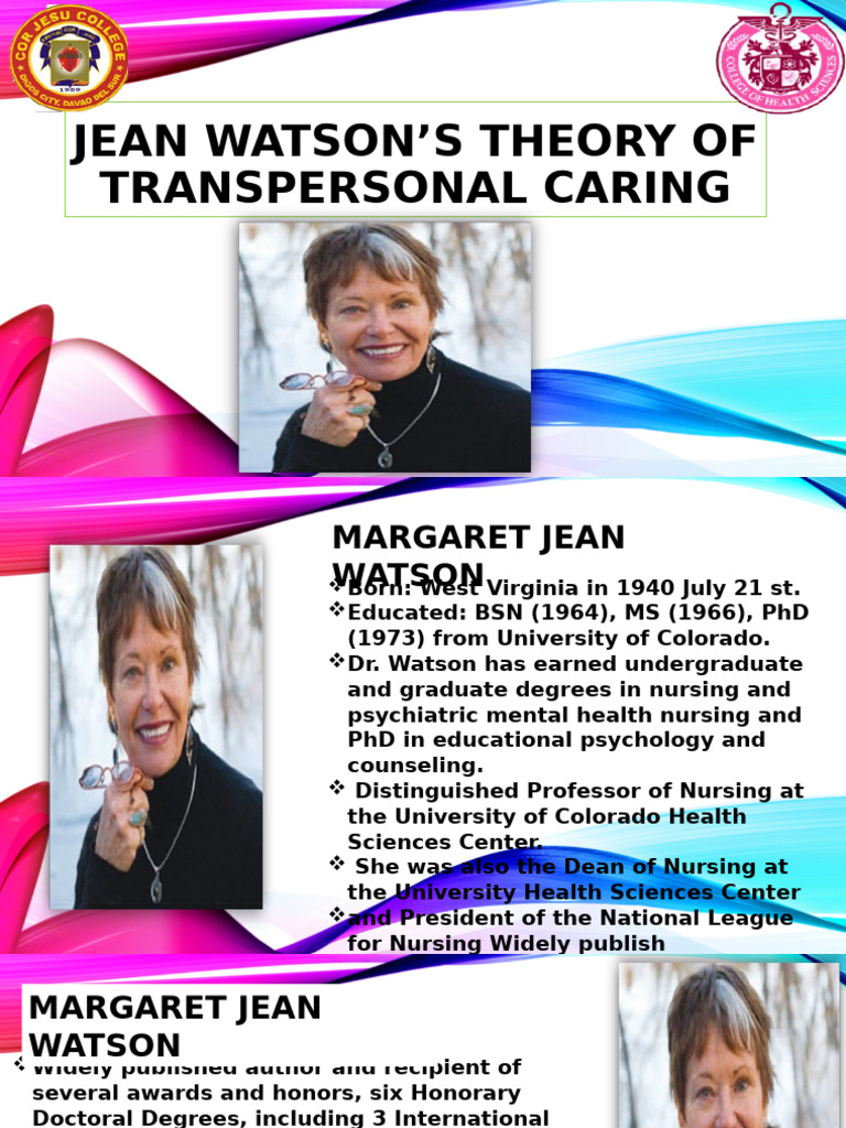 Jean Watson | PDF | Cognition | Liberal Arts Education