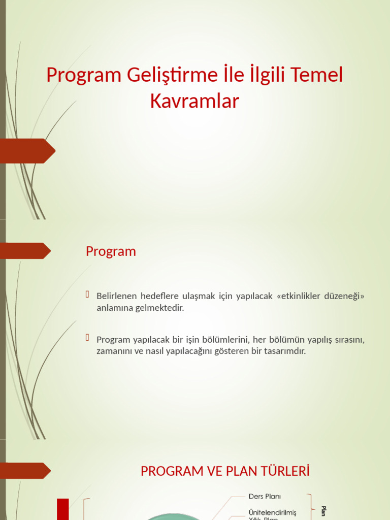 1. Hafta-Program Gelistirme ve Ogretim | PDF