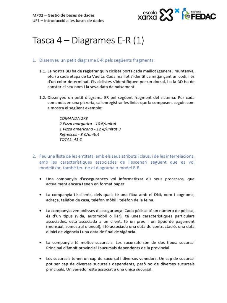 7747_20241017_exercici_Tasca_4_Diagrames_E_R_1 | PDF