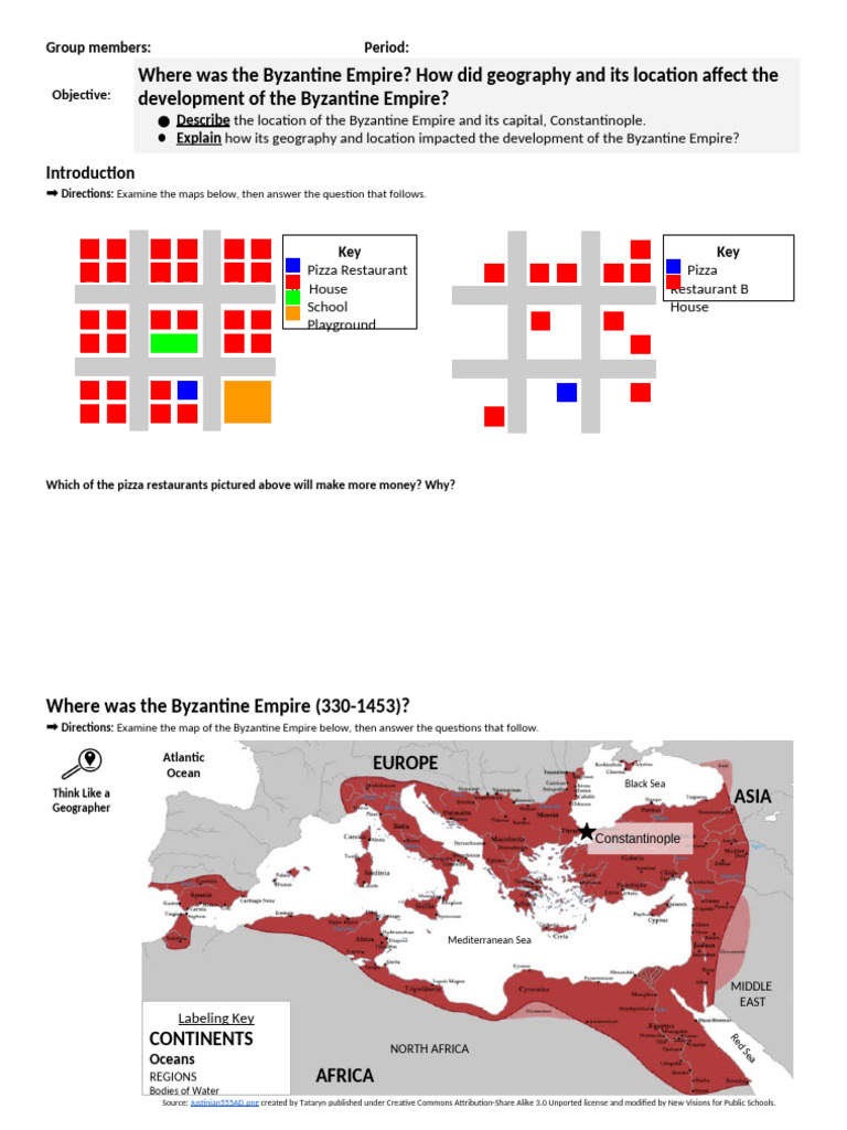 Byzantine Empire Geography Impact Analysis | PDF | Geography | Continent