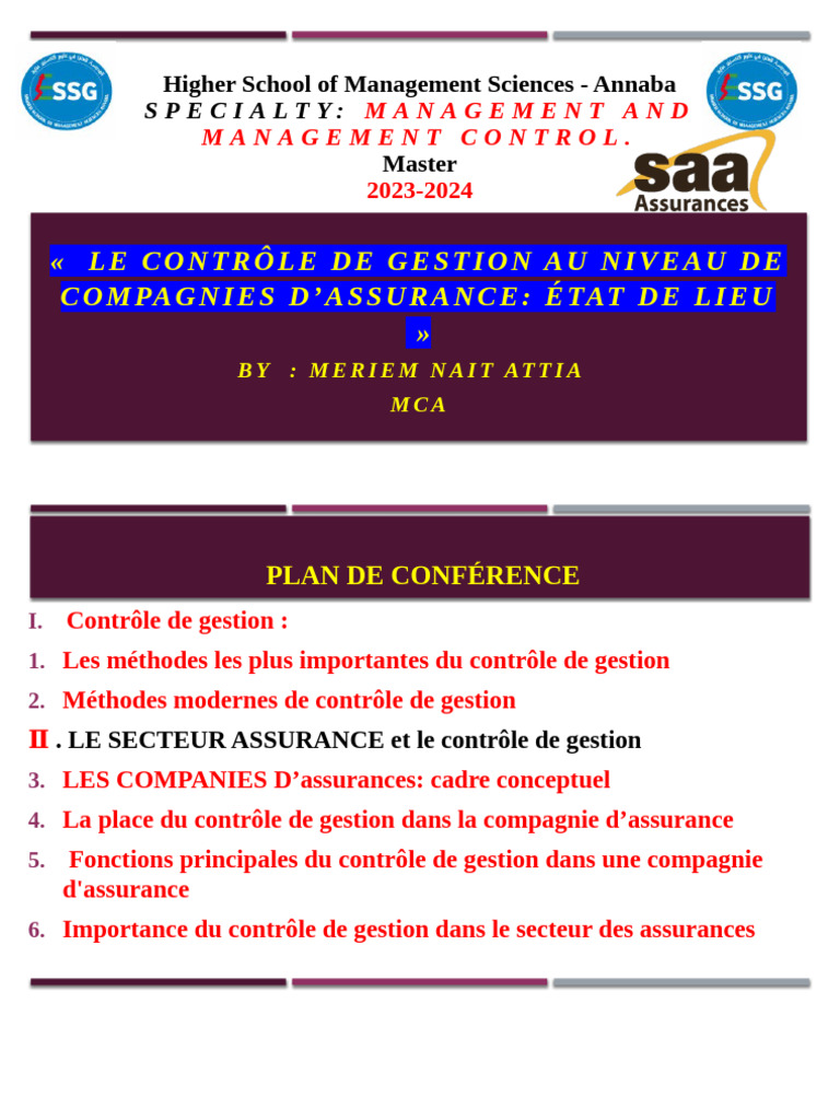 COURES 1 | PDF | Assurance | Business