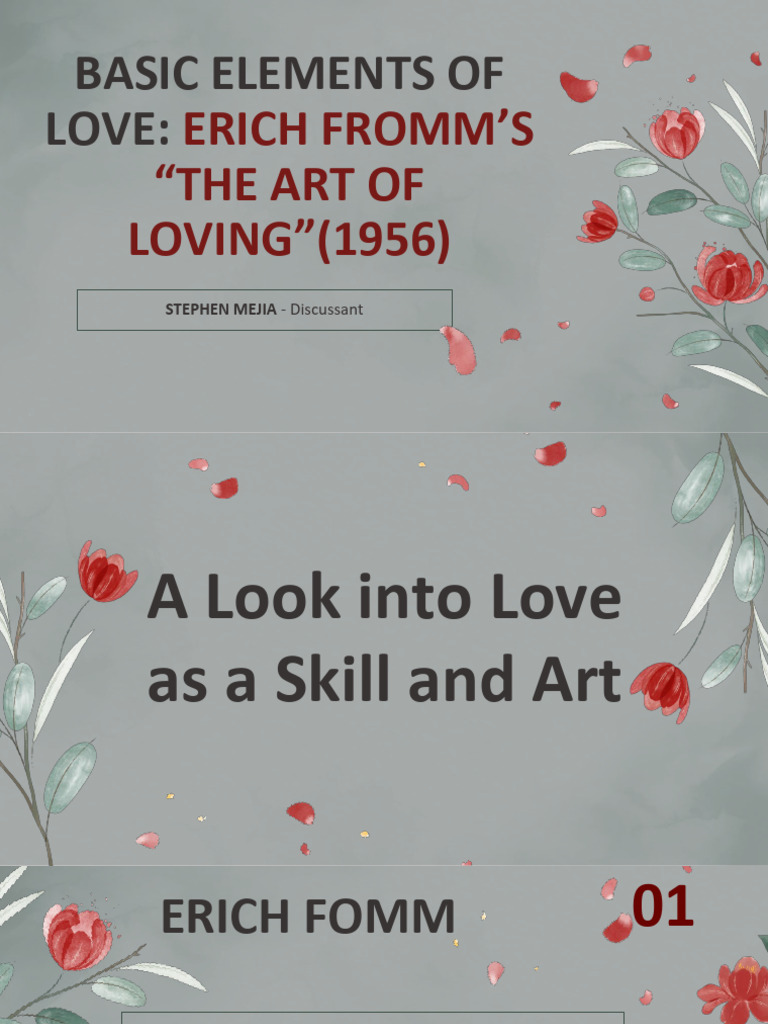 Understanding Love: Fromm's Art of Loving | PDF