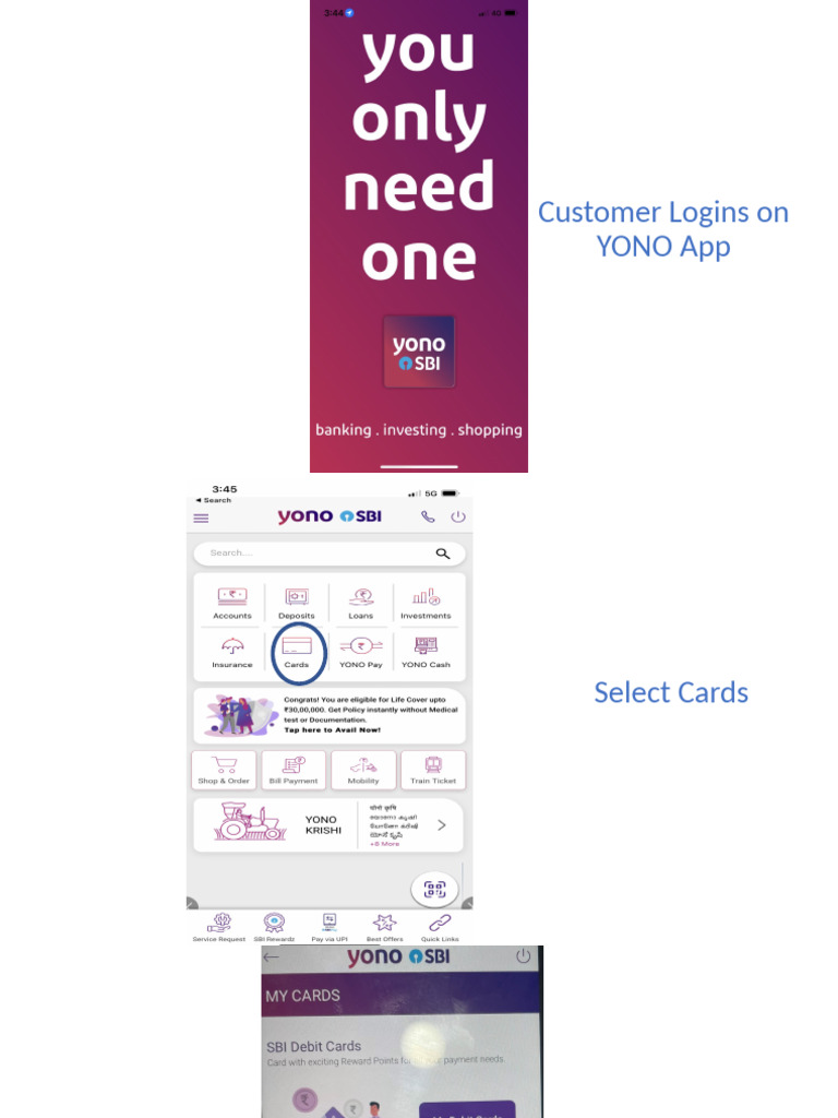 YONO SPRINT For Branch Reference Updated | PDF | Selfie | Debit Card