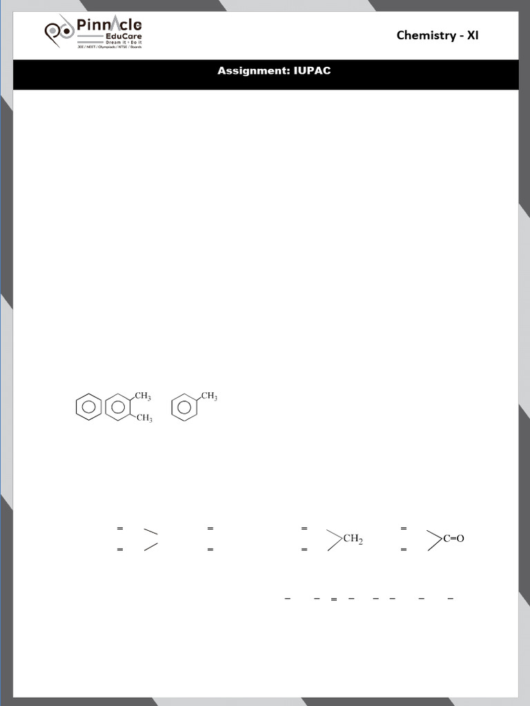 Iupac Nomenclature | PDF | Methyl Group | Chemistry