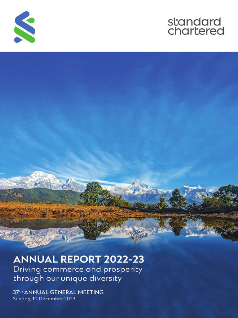 Standard Chartered Bank Nepal Annual Report 2022-23 | PDF | Banks ...