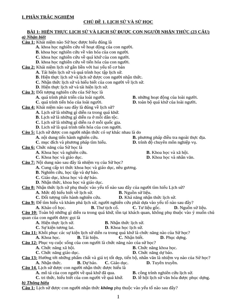 ĐỀ CƯƠNG GKI-SỬ 10-HS | PDF