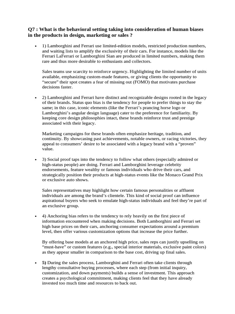 Q7&Q8 | PDF | Ferrari | Brand