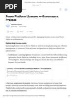 Power Platform Licensing Guide June 2025 | PDF | Application Software ...