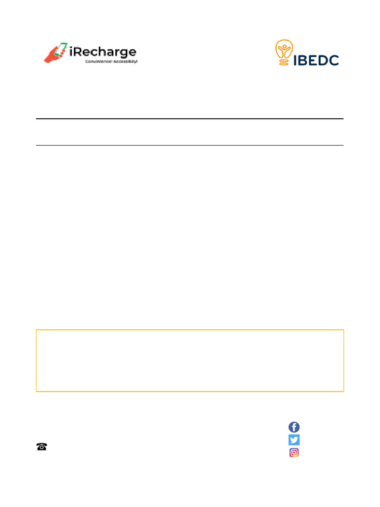 IBEDC Prepaid Bill Payment Receipt | PDF