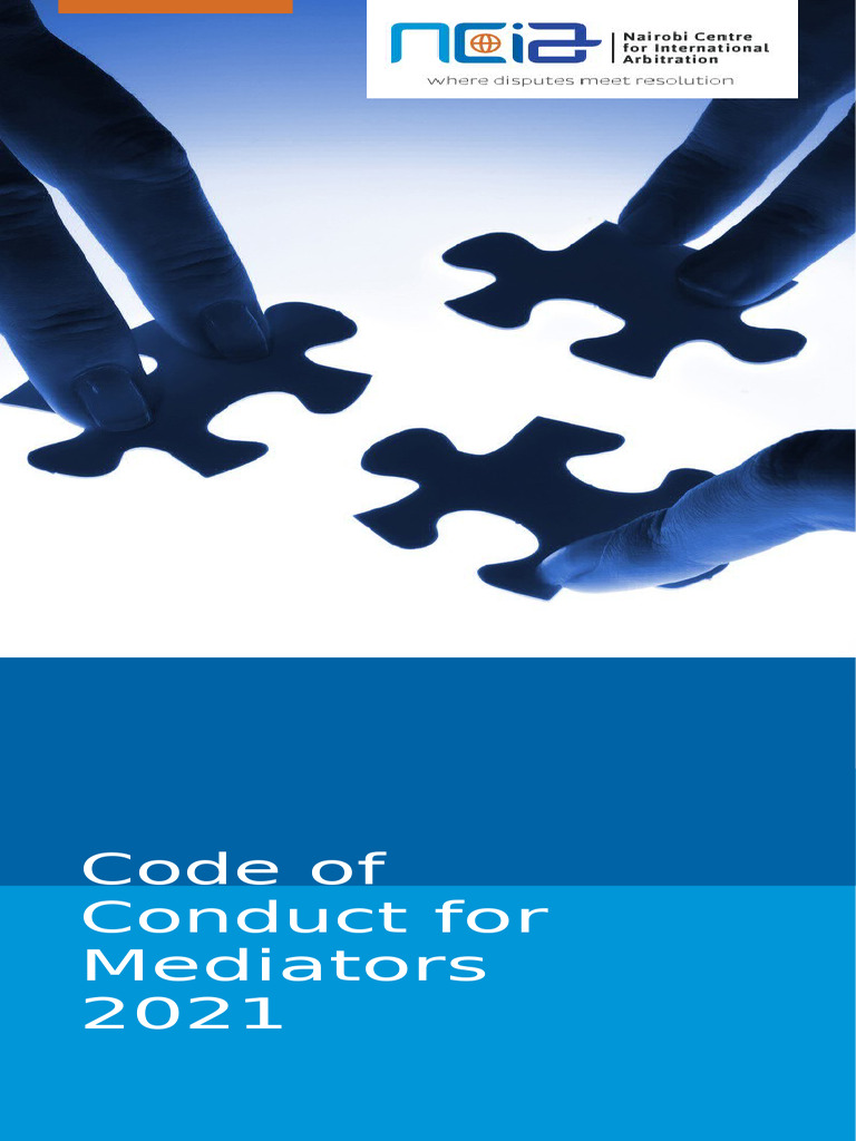 Ncia Code of Conduct For Mediators 2021 | PDF | Mediation | Conflict Of Interest