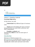 Types of Sermons Explained: A Guide | PDF | Expository Preaching | Sermon